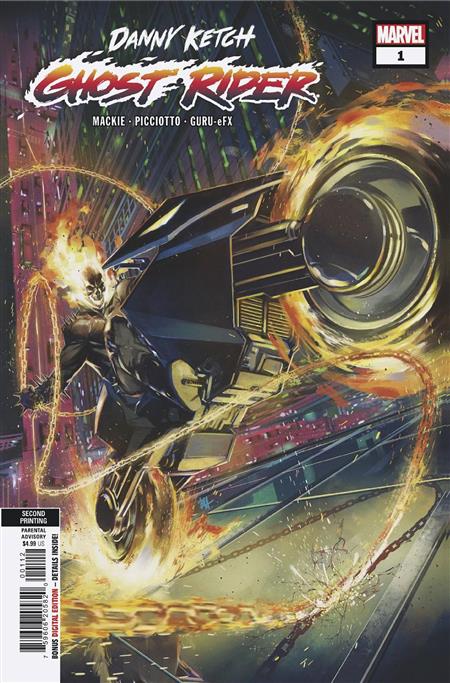 Danny Ketch Ghost Rider #1 (of 5) 2Nd PTG Artist Tbd Var - Discount ...
