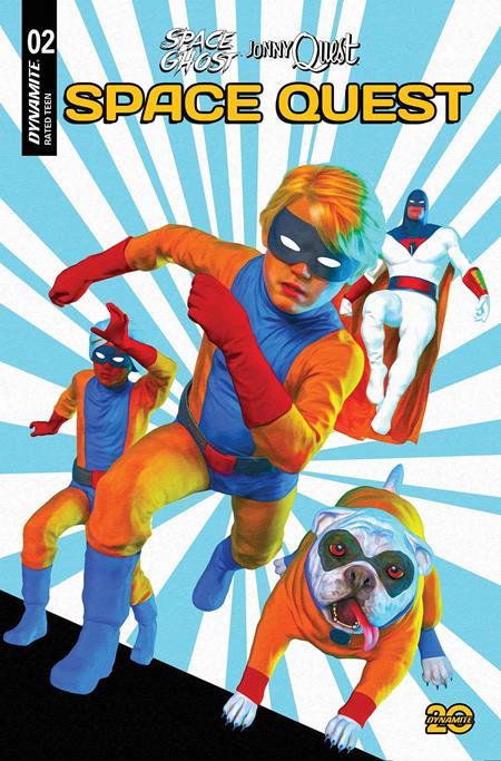 Space Ghost Jonny Quest Space Quest #2 Cvr T Mark Spears Blue Bkgr Foc ...