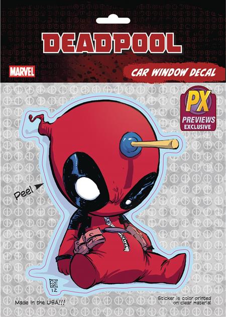 Marvel Heroes Deadpool By Young PX Vinyl Decal (C: 1-1-1) - Discount ...