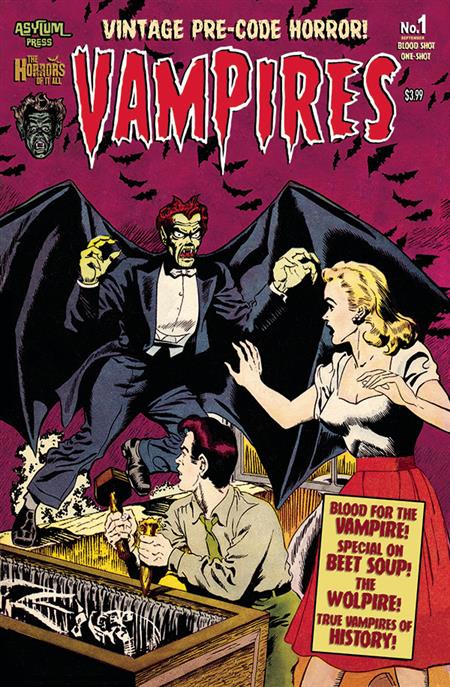 Vampires Blood Shot One Shot Cvr A Check (MR) - Discount Comic Book Service