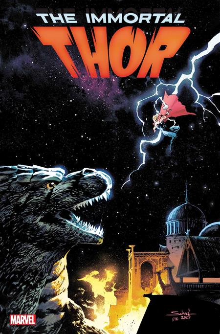 Immortal Thor #15 Jonas Scharf Godzilla Var - Discount Comic Book Service