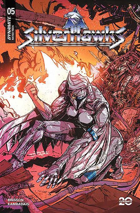 Silverhawks #5 Cvr J Inc 1:10 David Cousens Battle Damage Original Var ...