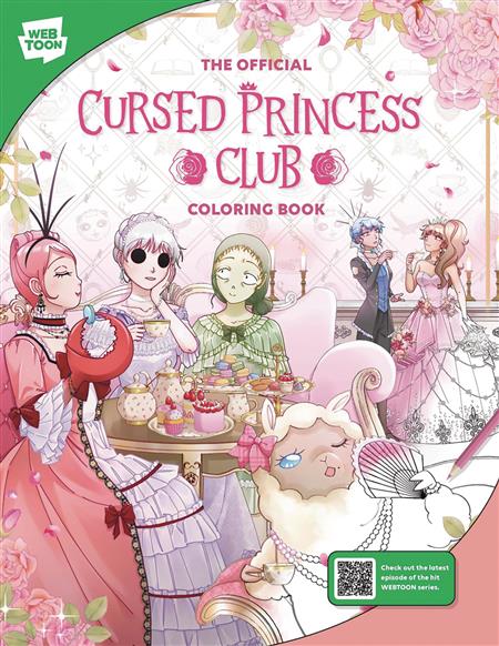Official Cursed Princess Club Coloring Book - Discount Comic Book Service