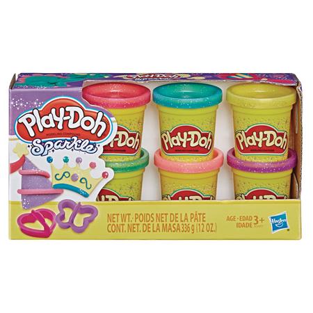 Play-Doh Sparkle Compound 6Pc Collection Pack (Net) - Discount Comic ...